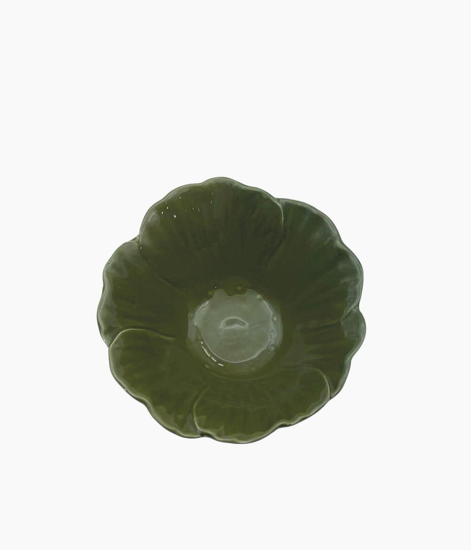 Coupelle Fleur kaki D15 H6cm – Le Grand Comptoir