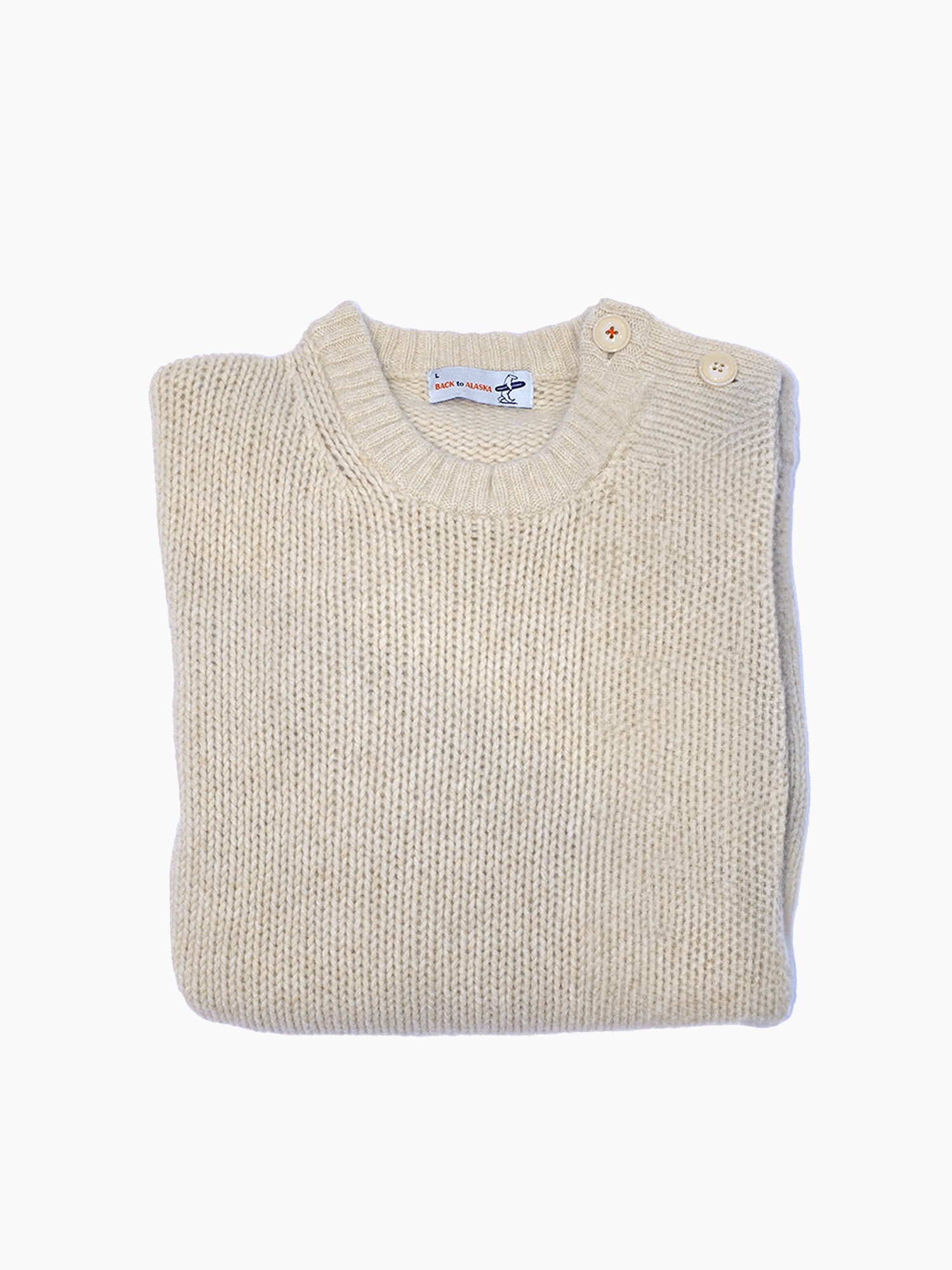 PULL JACK 3 BOUTONS - ECRU – Le Grand Comptoir